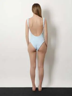 Hunza G Crinkle Fabric One-piece Swimsuit