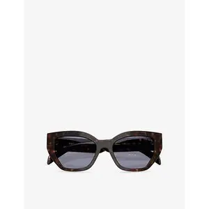 Prada Pr A09s Butterfly-frame Tortoiseshell Acetate Sunglasses