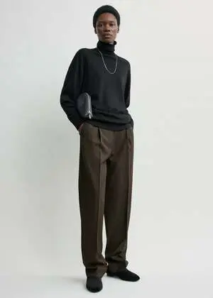 TOTEME Pleat Trousers - Pepper