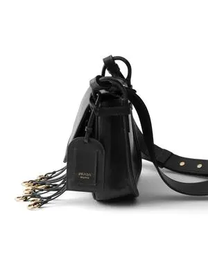 Prada Corsaire Aged Leather Mini Shoulder Bag