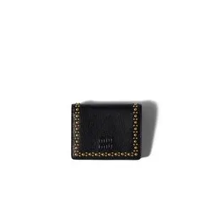 Miu Miu Small Leather Wallet - Black