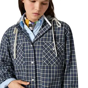 Miu Miu Checked Flannel Shirt