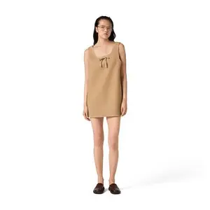 Miu Miu Waxed Double Wool Dress