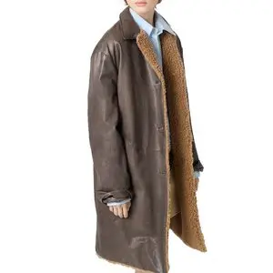 Miu Miu Leather Coat