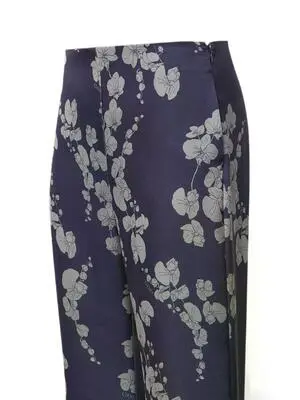 GENNY Floral-print Straight Trousers