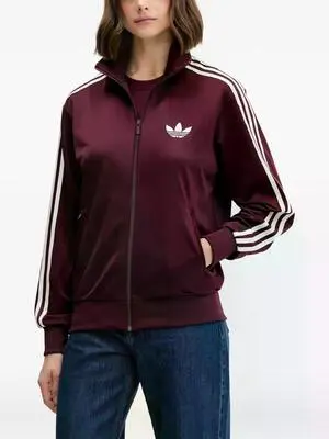 Adidas Logo-embroidered Side-stripe Jacket