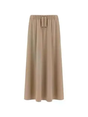 Herno Resort A-line Maxi Skirt - Neutrals