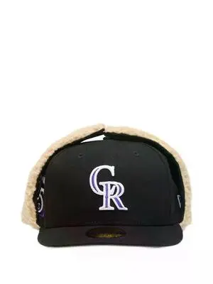 New Era 59fifty Mlb Colorado Rockies Cap - Black