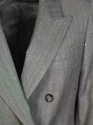 Tagliatore Cutter Sequin-embellished Pinstripe Suit