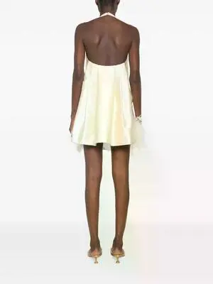 SELF-PORTRAIT Feather-trim Mini Dress