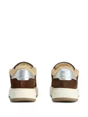 Woolrich Shearling-lined Suede Sneakers