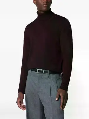 DRUMOHR Roll-neck Knitted Sweater - Red