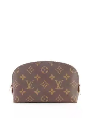 LOUIS VUITTON Cosmetic Monogram Canvas Pouch - Brown