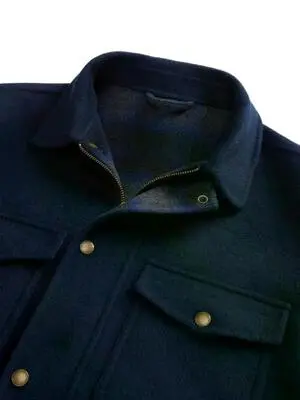 Woolrich Zip-up Flap-pocket Jacket - Blue