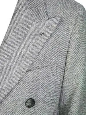 Tagliatore Herringbone Double-breasted Coat