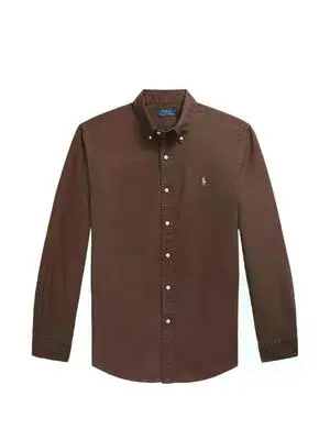 Polo Ralph Lauren Oxford Shirt Dyed In One Piece - Brown