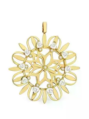 CAROL KAUFFMANN Mandala Sapphire And Diamond Necklace In 18k Yellow - Gold