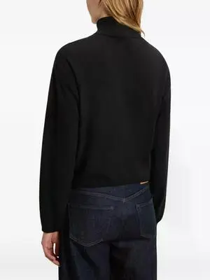 Woolrich Knitted Turtleneck Sweater With Dropped Shoulders