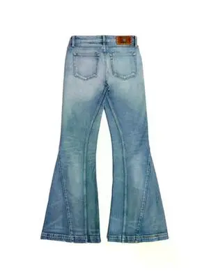 ANTIK DENIM Texas Flare-leg Distressed Jeans