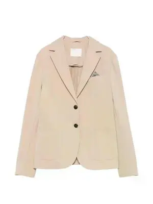 CIRCOLO 1901 Single-breasted Notched-lapels Jacket - Neutrals