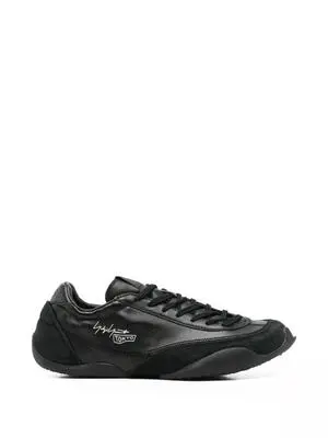 Y3 Panelled Logo-print Sneakers - Black