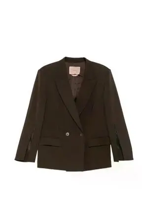 TWINSET Split-sleeve Double-breasted Blazer