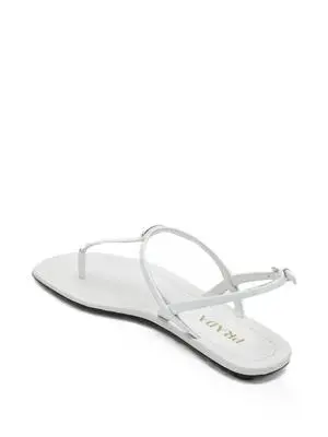 Prada Triangle-logo Buckle-fastening Sandals