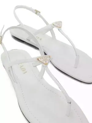 Prada Triangle-logo Buckle-fastening Sandals