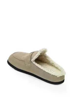 Prada Buckle-fastening Shearling-lined Slides