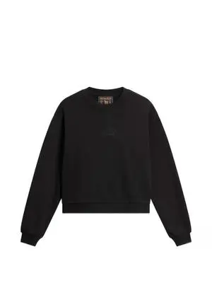 Woolrich Logo-embroidered Crew-neck Sweatshirt - Black