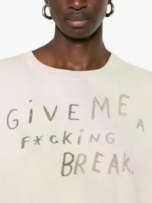 R13 Give Me A Break Baloon Cotton Sweatshirt