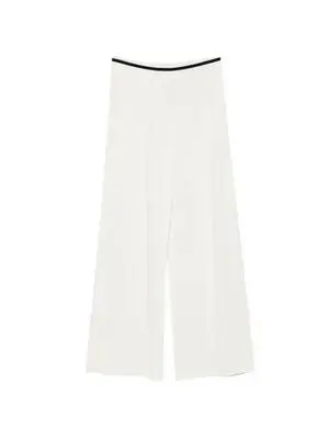 Liu Jo Contrast-trim Palazzo Pants