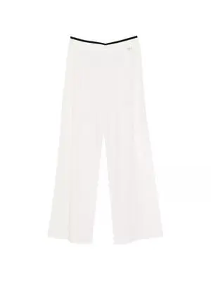 Liu Jo Contrast-trim Palazzo Pants