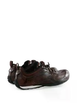 Balenciaga Radar Leather Sneaker In /black