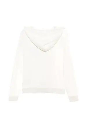Liu Jo Floral-intarsia Side-stripe Hoodie