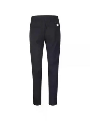 PMDS PREMIUM MOOD DENIM SUPERIOR Steve Logo-patch Elasticated-waist Trousers - Black