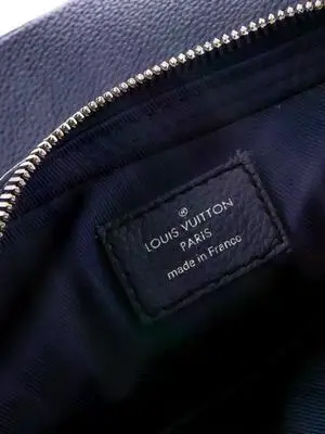 LOUIS VUITTON Trio Messenger Bag Limited Edition Monogram Ink Watercolor Leather - Blue