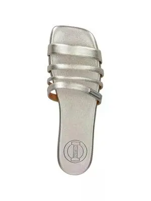 Iceberg Metallic Multi-strap Flat Sandals