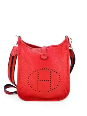 Hermès Evelyne Tpm Crossbody Bag - Red