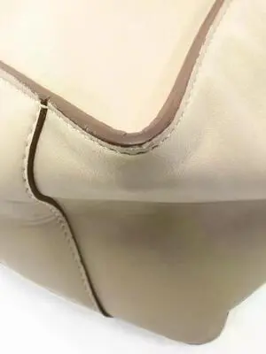 Stella McCartney 2000s White Logo Tote Bag