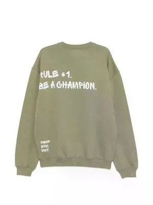 GEORGE. George Slogan Print Crew Neck Sweater