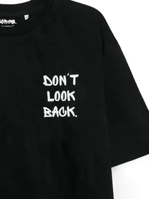 GEORGE. Slogan-print Crew-neck T-shirt