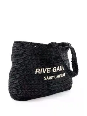 Saint Laurent Rive Gauche Supple Raffia Tote Bag