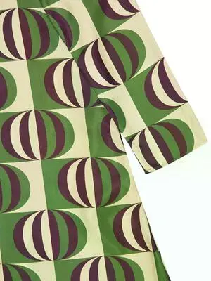 PAULA Geometric-print Dress