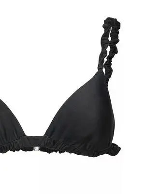 ME FUI Ruffled Triangle Bikini Set