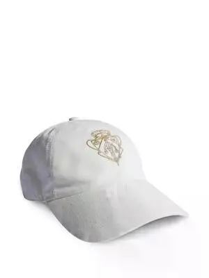 Gucci Cotton Baseball Hat With Embroidery - White