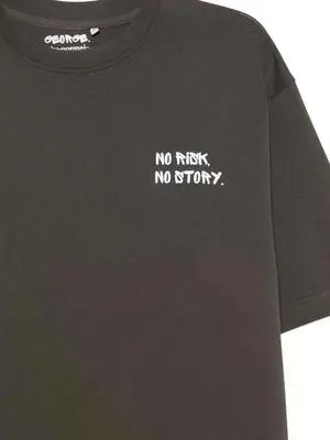 GEORGE. George Slogan Print Drop Shoulder T-shirt