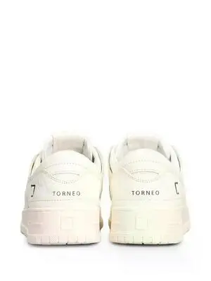 D.a.t.e. Torneo Leather Sneakers - White