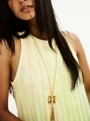 Ba&sh Sinte Ribbed-knit Sleeveless Midi Dress