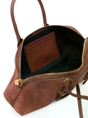 Pinko Small Escape Suede Tote Bag